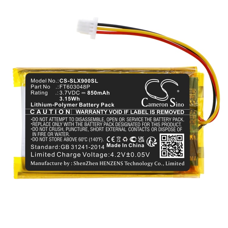 Steelseries FT603048P Battery Replacement for Arctis 9X & PDP LVL50 ...