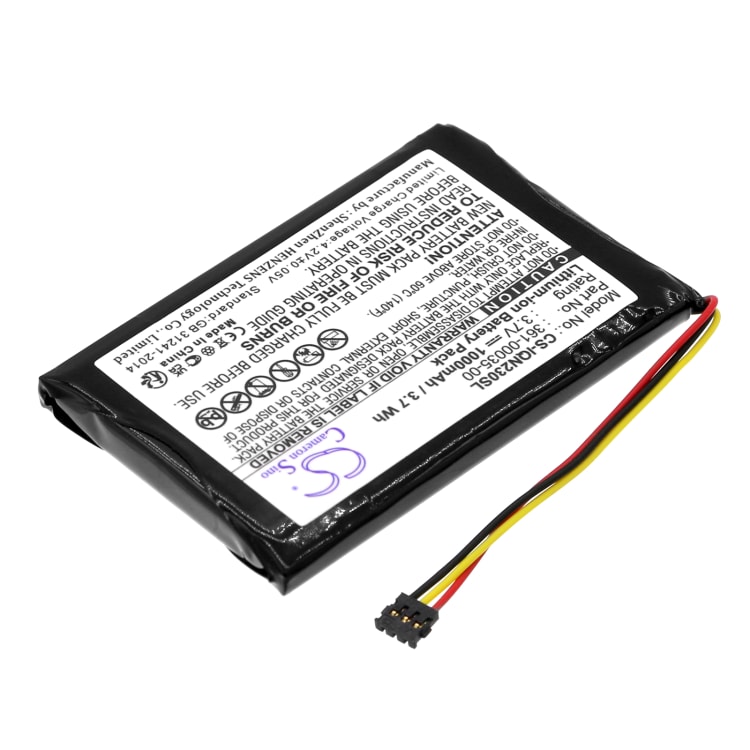 Garmin 361-00035-00/02 Battery Replacement for Edge Touring Plus ...
