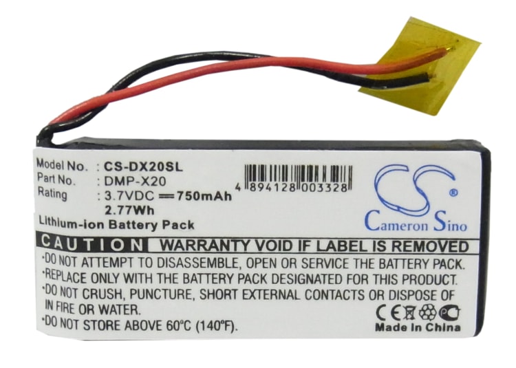 Gateway DMP-X20 Battery Replacement for MP3 Player | Energystox.com